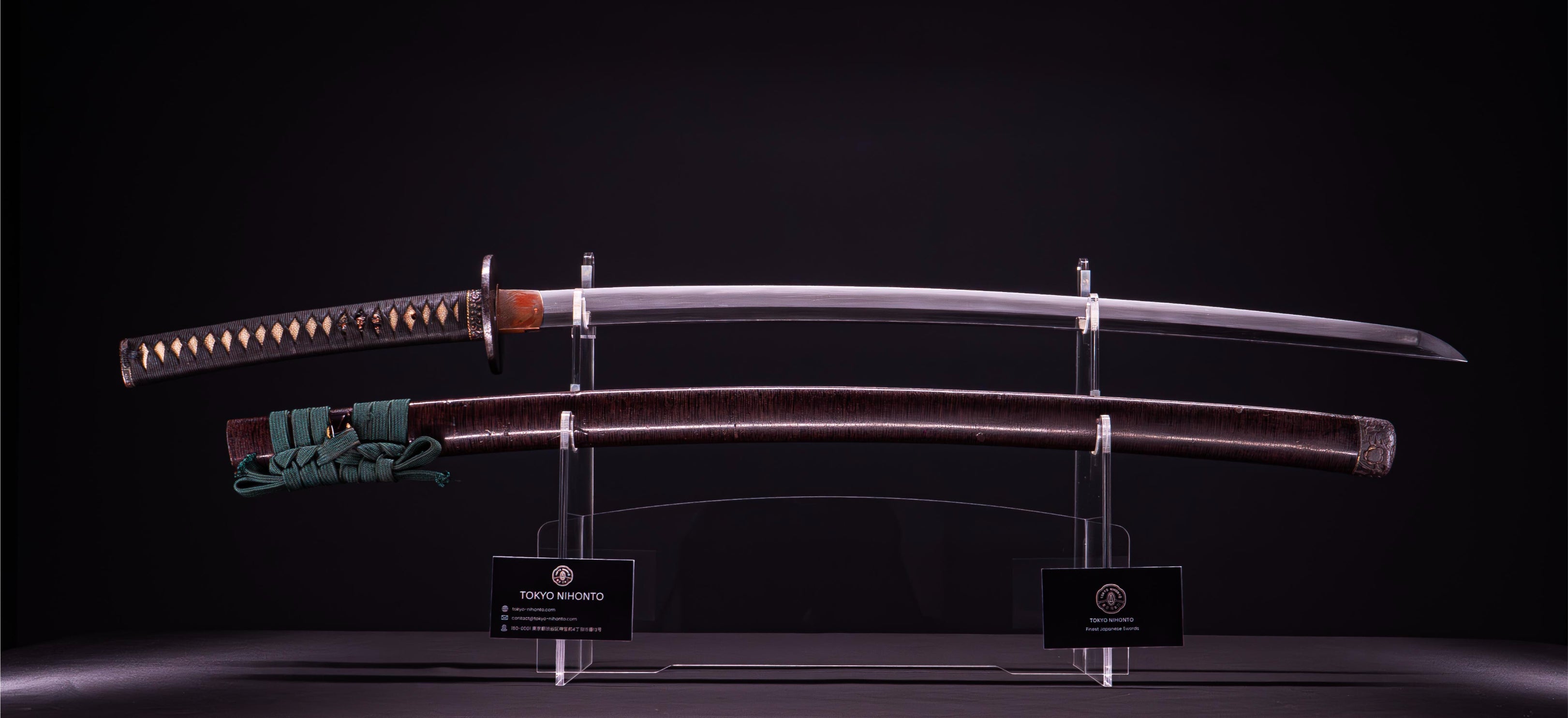 Sabre Antique Japonais Katana 65,1 cm avec tsuba en fer épais | Katana ...